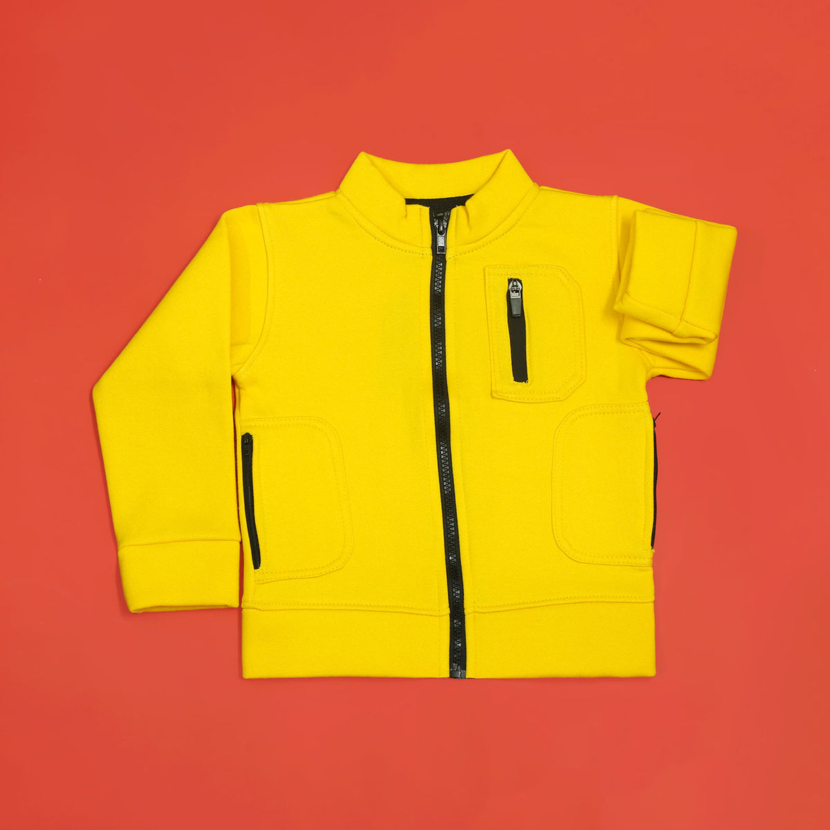 Yellow Bomber Jacket – BonBon.pk